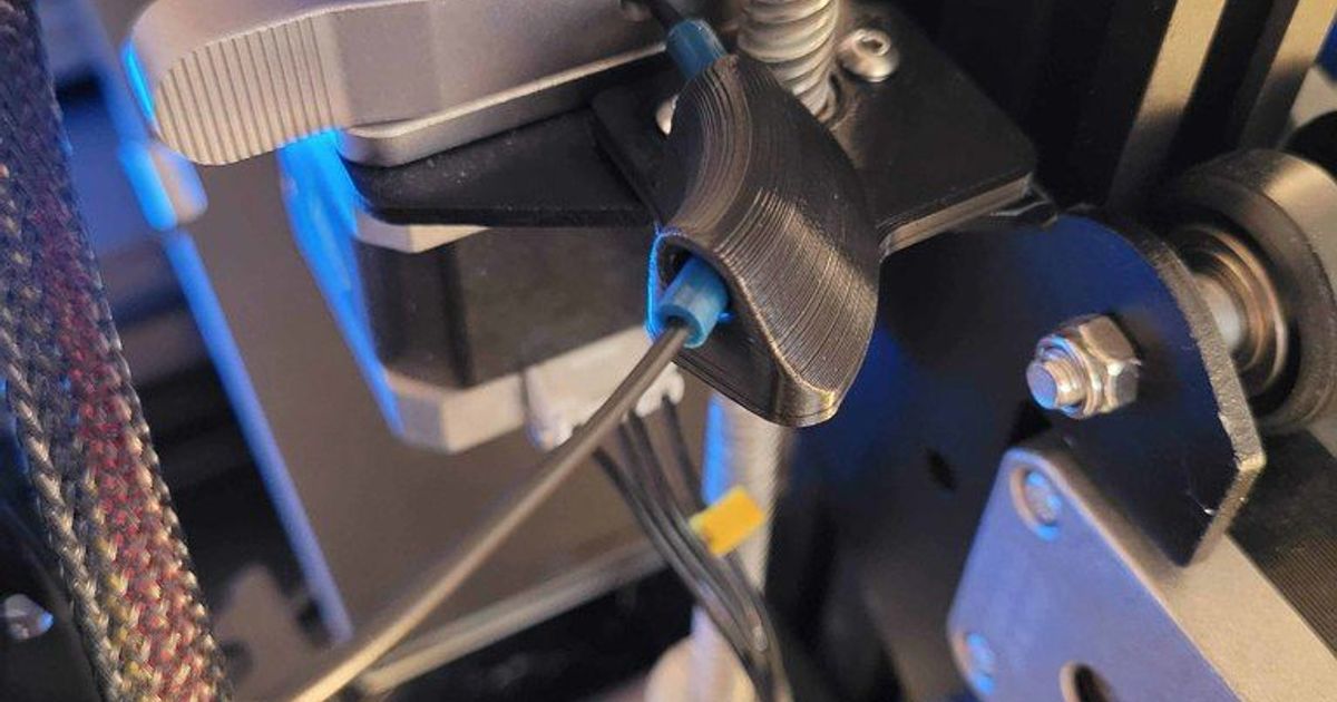 Ender 3 V2 Filament Guide by huczekdesign | Download free STL model ...