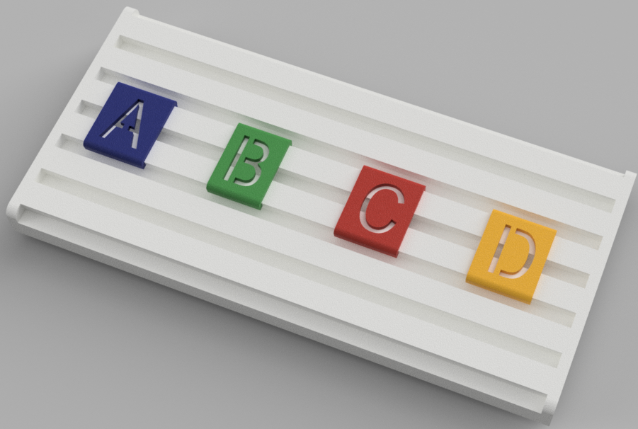 Infinitely Configurable Name Tag by How2Texan | Download free STL model ...