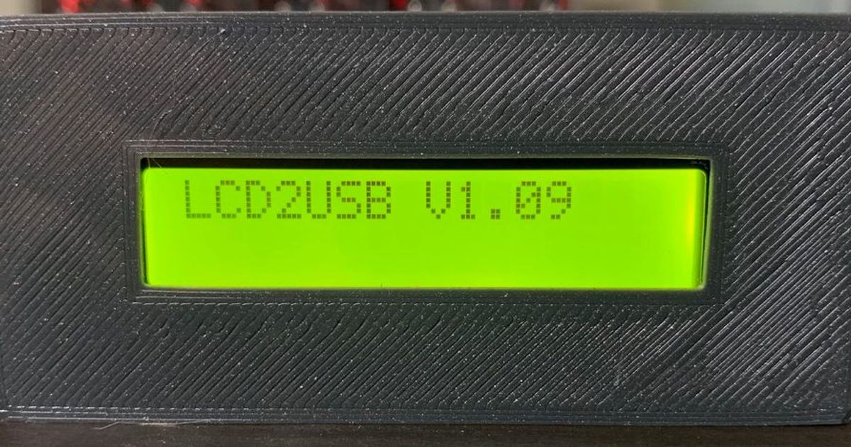 LCD 1602 Case Remix by sungo | Download free STL model | Printables.com