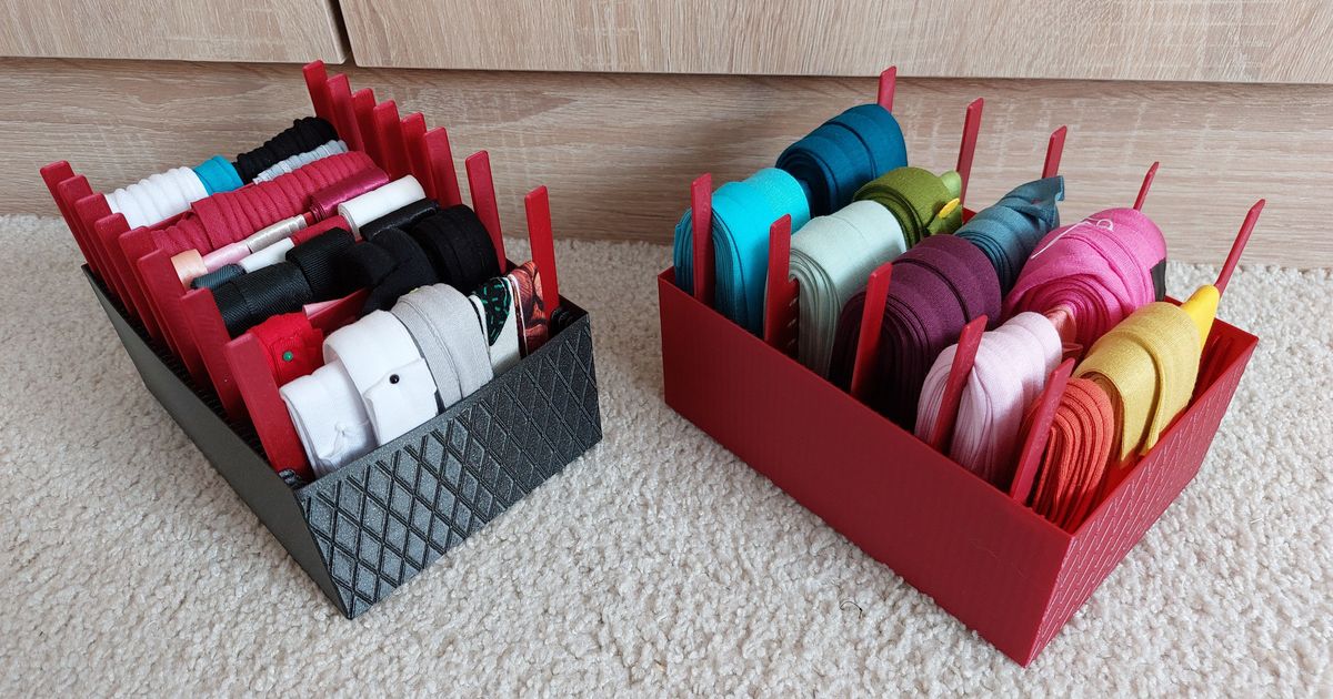 Band box - parametric organizer for bands, ribbons, cables and more by ...