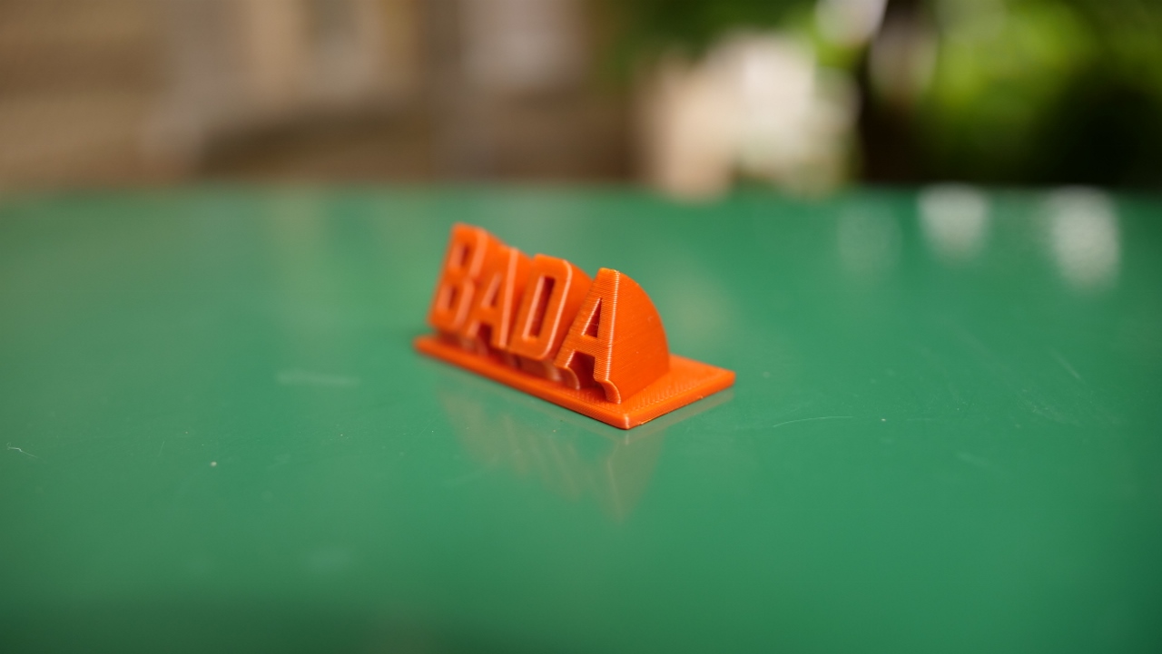 Sweeping Name Tag by Makkuro | Download free STL model | Printables.com