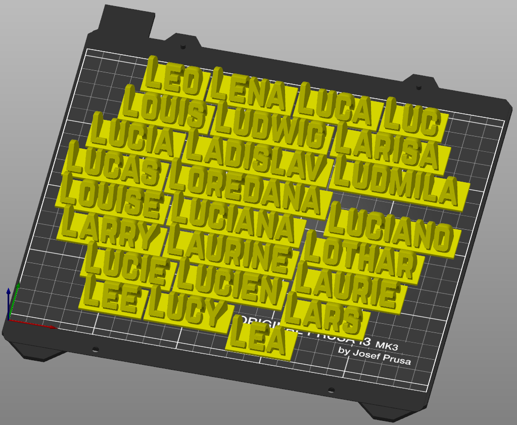 Sweeping Name Tag by Makkuro | Download free STL model | Printables.com