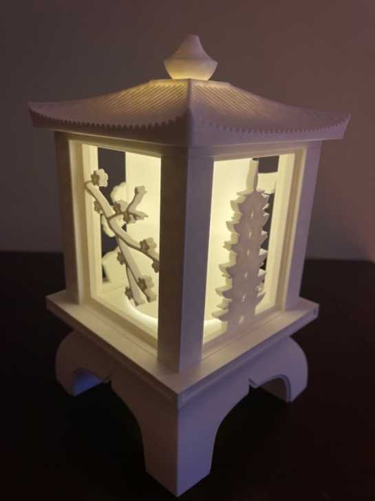 Japanese Garden Lantern with Swappable Panels por NT | Descargar modelo ...