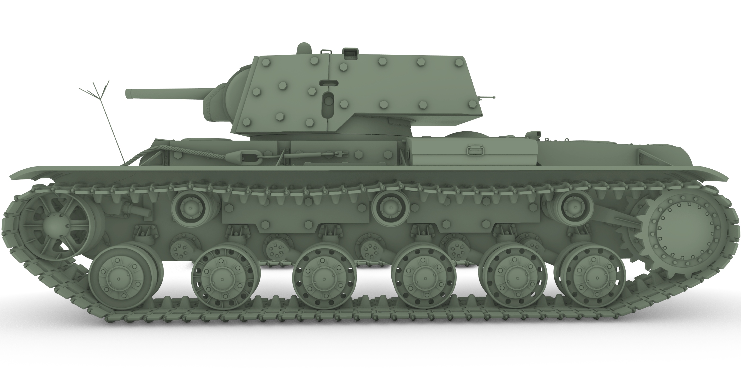 Konverzní sada KV-1E pro RC model KV-1 1:10 by Salin10 | Download free ...