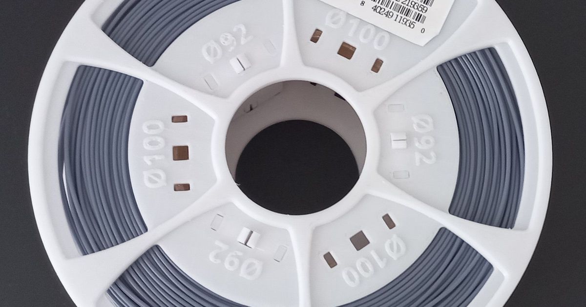 Simple filament spool by binominem | Download free STL model ...