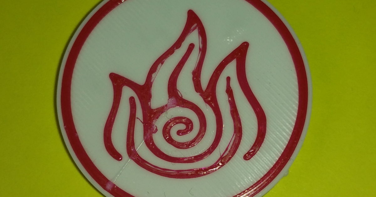Fridge Toys: Atla Fire Symbol by planetar | Download free STL model ...