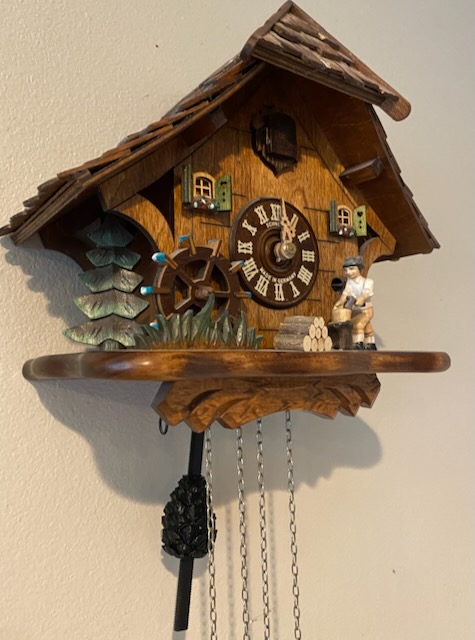 cuckoo clock pine cone pendulum with fine adjustment by ThomPatterson ...