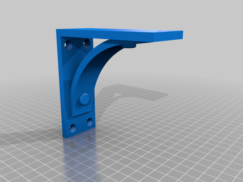 Parametric Shelf Bracket by ThomPatterson | Download free STL model ...