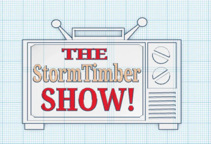 Classic Television Name Tag by StormTimber | Download free STL model ...