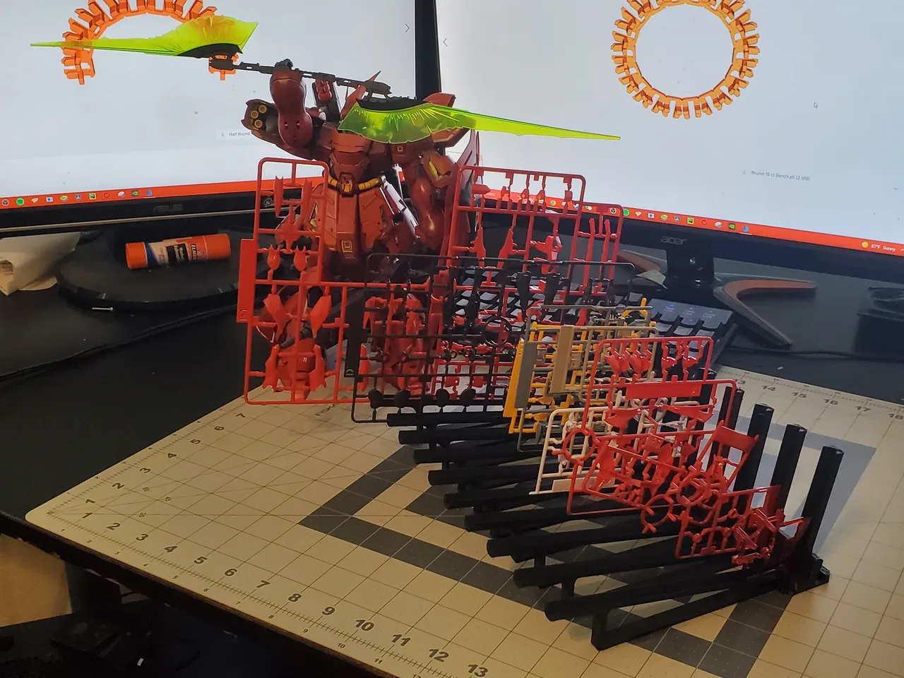 Modular Gunpla Plastic Model Runner Holder by PolymerOverland ...