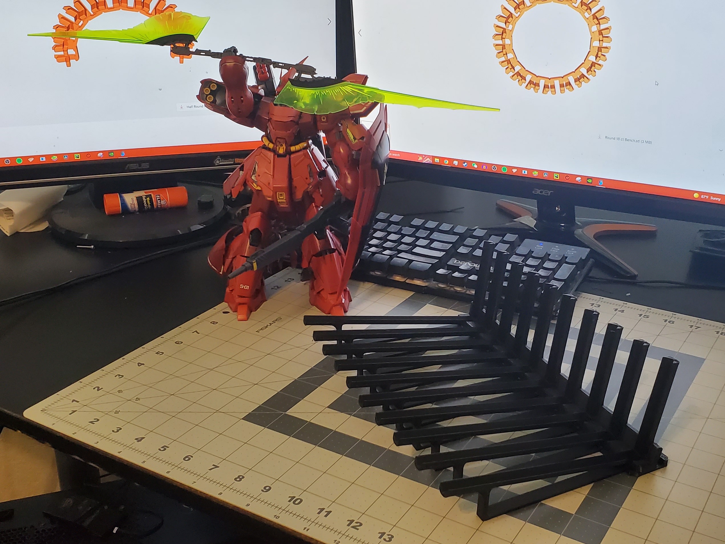 Modular Gunpla Plastic Model Runner Holder por PolymerOverland ...