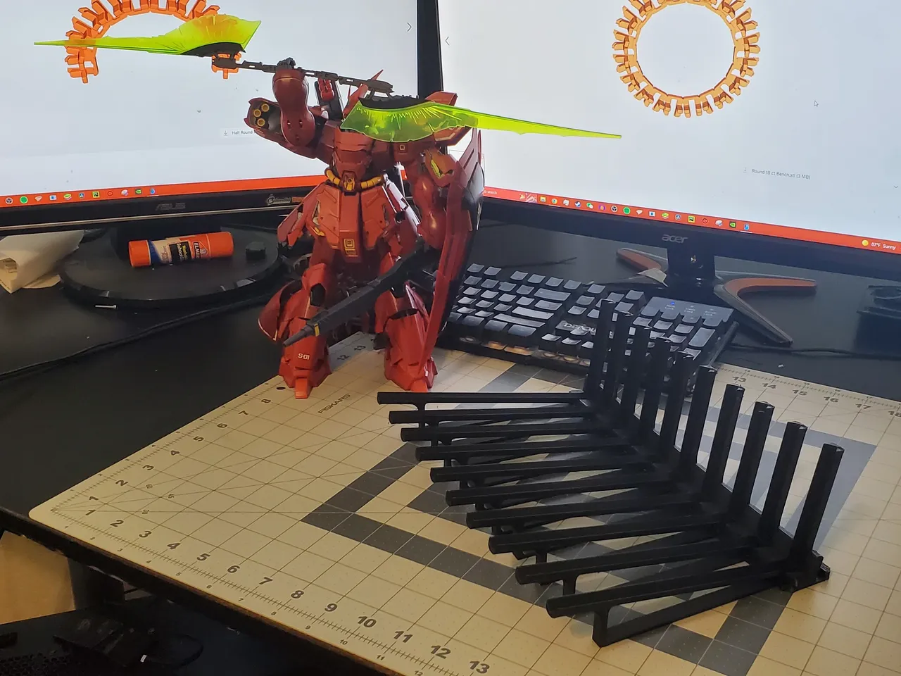 Modular Gunpla Plastic Model Runner Holder by PolymerOverland ...