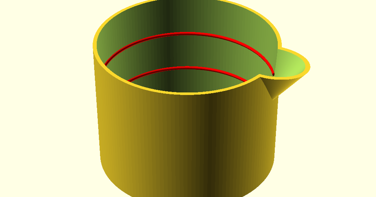 Epoxy Mixing Beakers by JMcK | Download free STL model | Printables.com