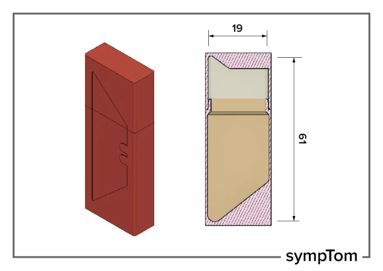 Stanley Blade Case by sympTom | Download free STL model | Printables.com