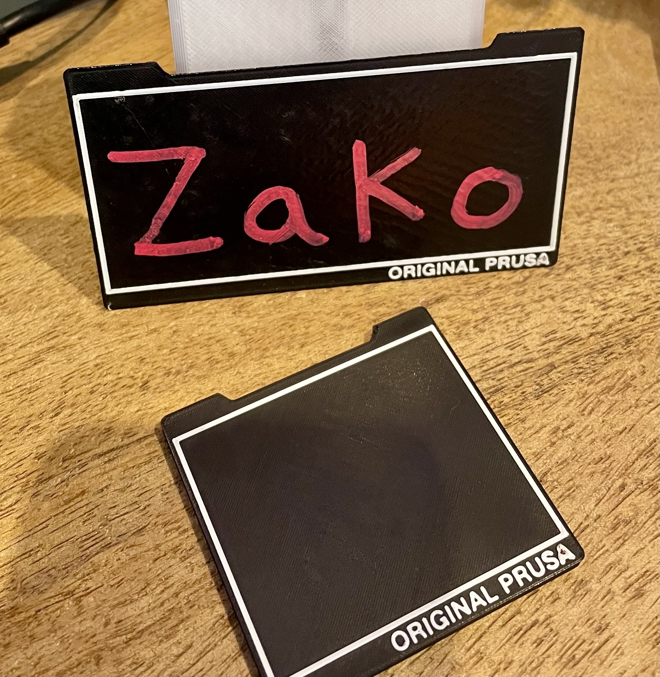 Magnetic Build Sheet Name Tag - Easy two colour print. Thanks for the ...
