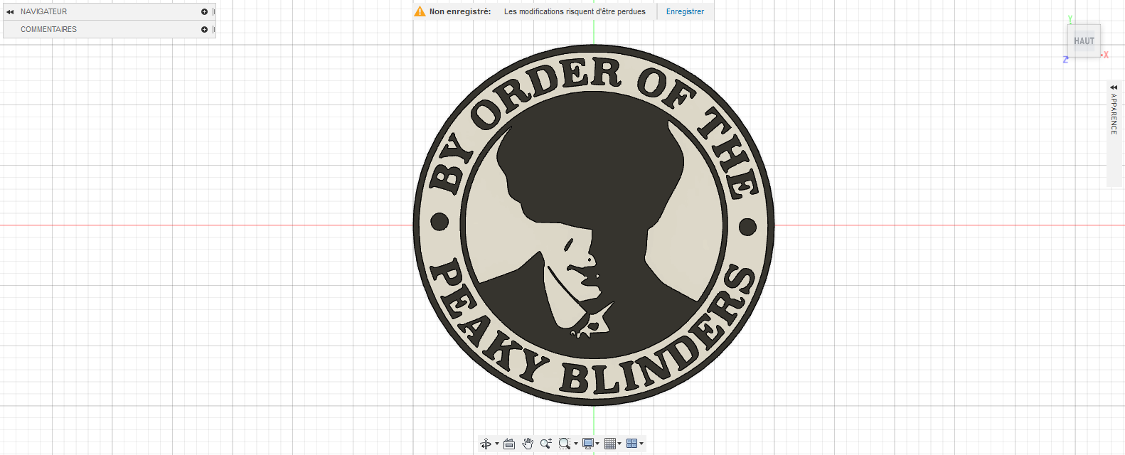 plaque "par ordre des peacky blinders by thor3d63 | Download free STL ...