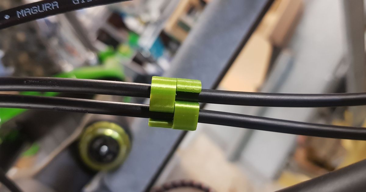 Magura brake hose to gear cable clip von Shaun577 | Kostenloses STL ...