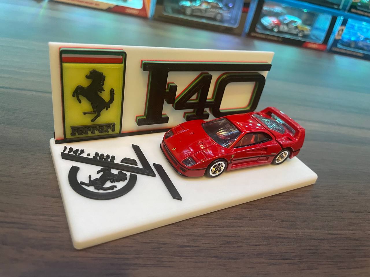 Tomica Ferrari F40 Display Base by GigaPenguin | Download free STL ...