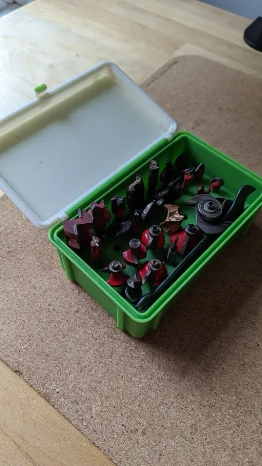 Router Bit Box by TheMightyHaddock | Download free STL model ...