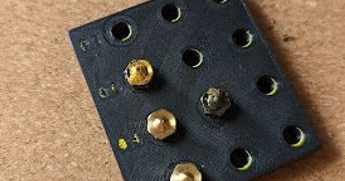 Nozzle holder block by TheMightyHaddock | Download free STL model ...