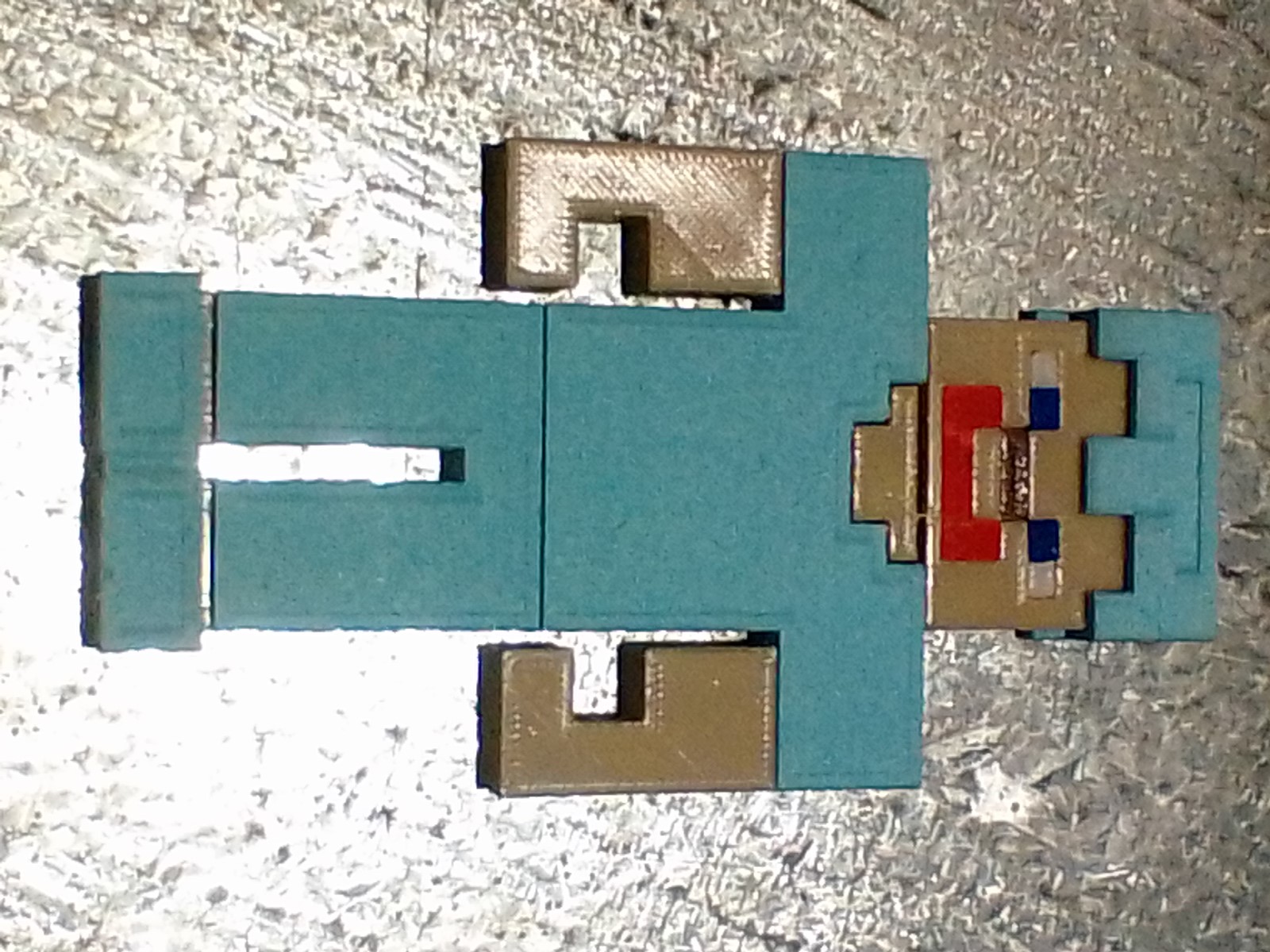 Minecraft Character Magnet with Changeable Clothes and Hair por Fot717 ...