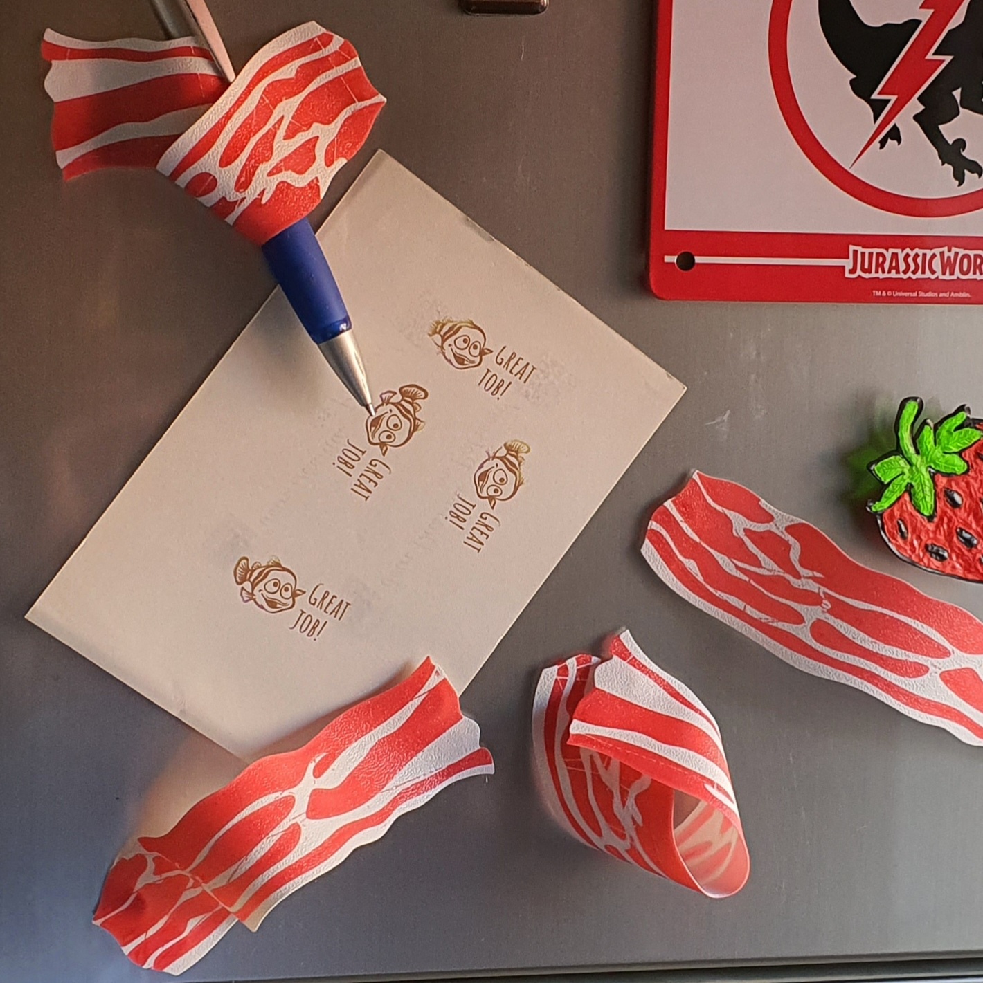 Flexi Bacon Magnet by DasMia | Download free STL model | Printables.com