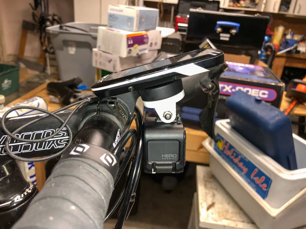 Garmin Bike Computer GoPro Mount by Leapnlarry | Download free STL ...