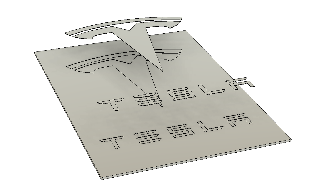 Tesla logo by Johncoffee | Download free STL model | Printables.com