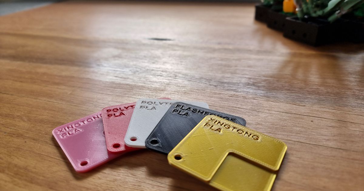 Filament Color System Chip by Unknownkwita | Download free STL model ...