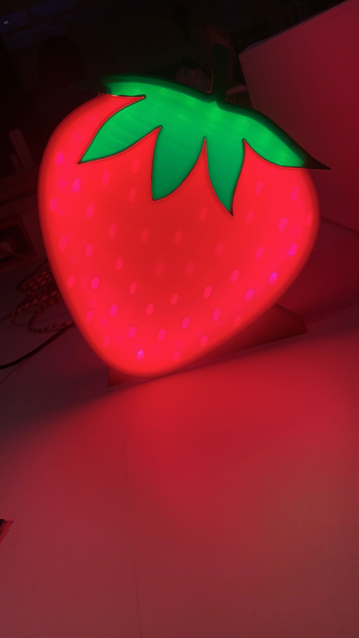 Strawberry USB Lamp by fcauwe | Download free STL model | Printables.com