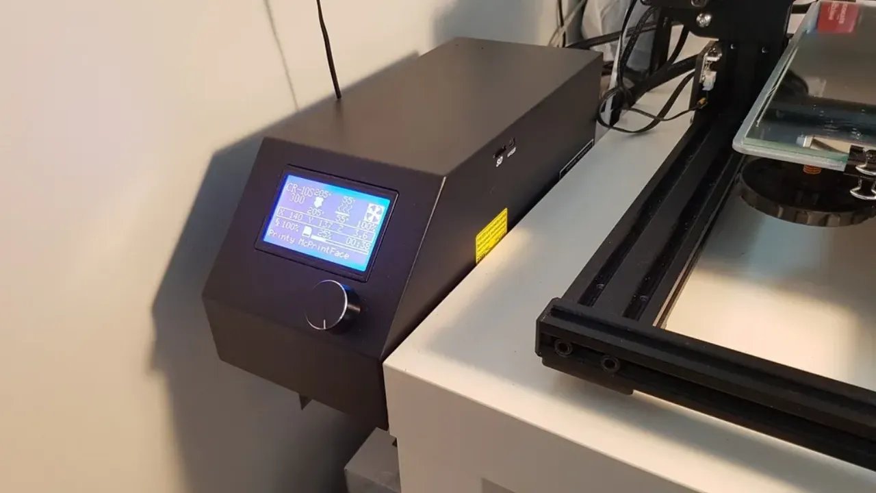 CR-10 IKEA LACK floating flush controller mount with scraper holder by Mazvydas | Download free ...