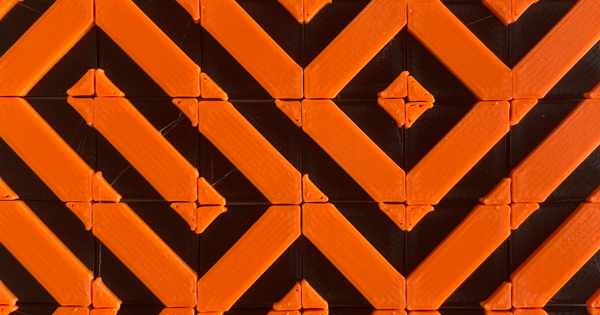 Truchet tiles by moebio | Download free STL model | Printables.com