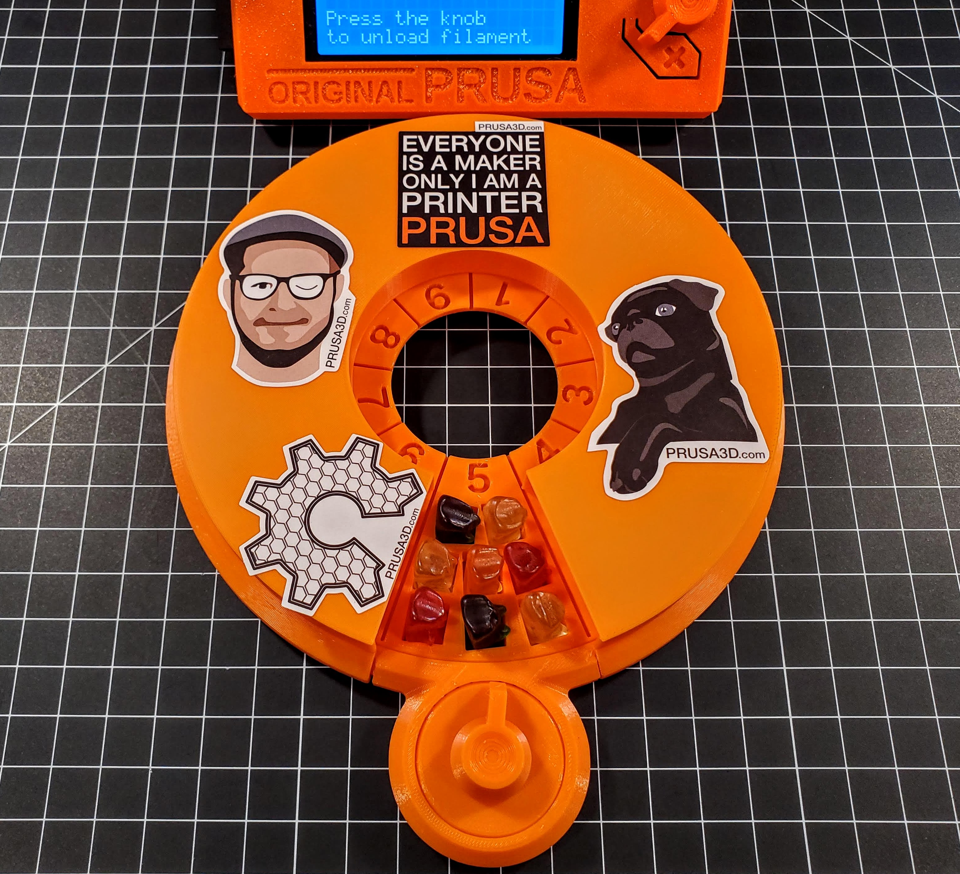 Prusa i3 MK3S+ Assembly Haribo Bears Organizer: COVID-19 Edition by ...