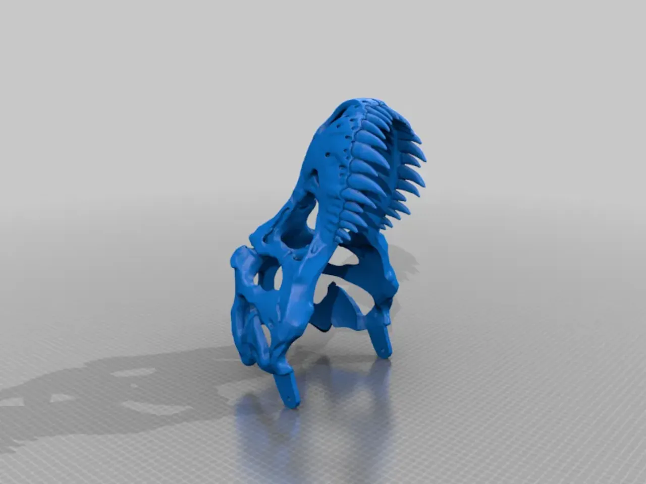 T-rex Skull mask with moving jaw by DragonArtist15 | Download free STL ...