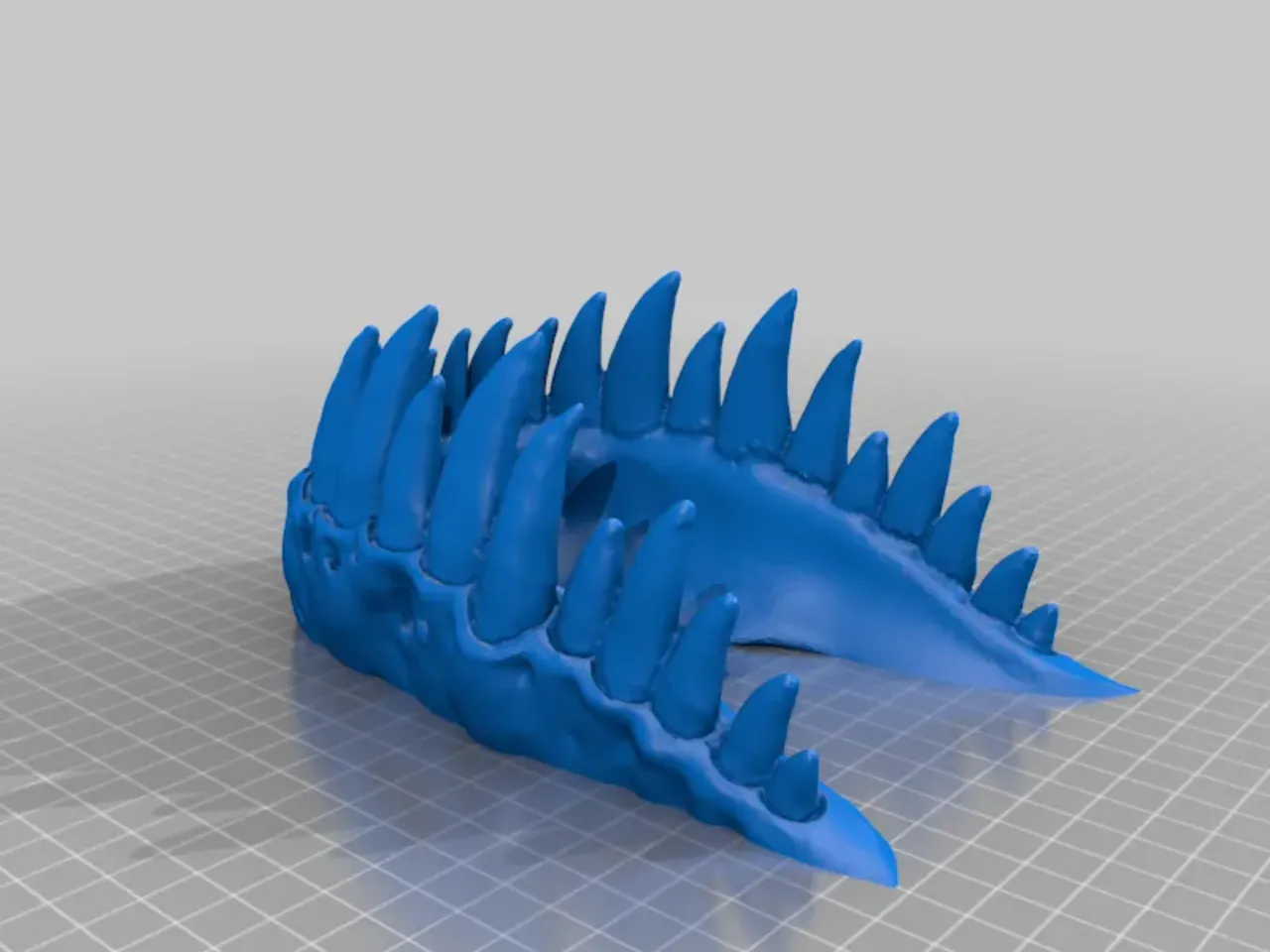 T-rex Skull mask with moving jaw by DragonArtist15 | Download free STL ...