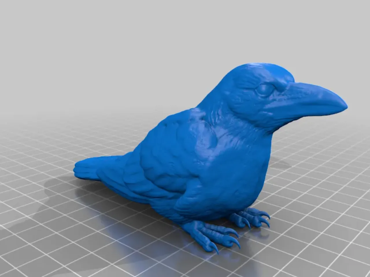 Sitting Crow by DragonArtist15 | Download free STL model | Printables.com