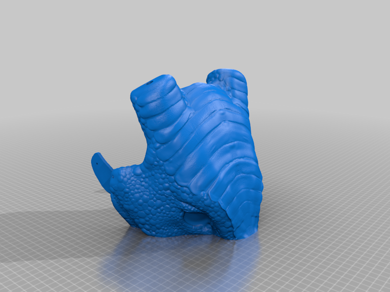 Sandwing Dragon Mask by DragonArtist15 | Download free STL model ...