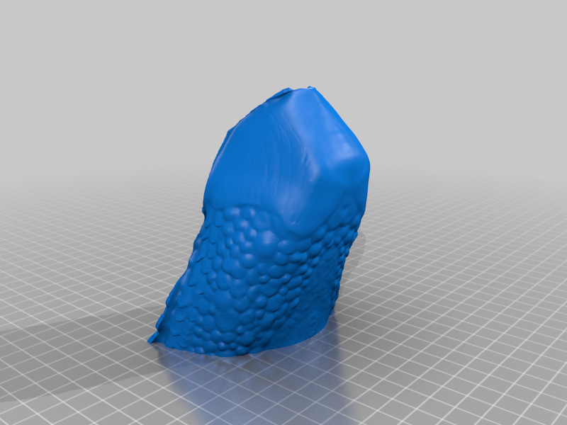 Sandwing Dragon Mask by DragonArtist15 | Download free STL model ...
