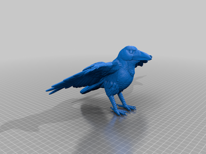 Raven Figurine por DragonArtist15 | Descargar modelo STL gratuito ...