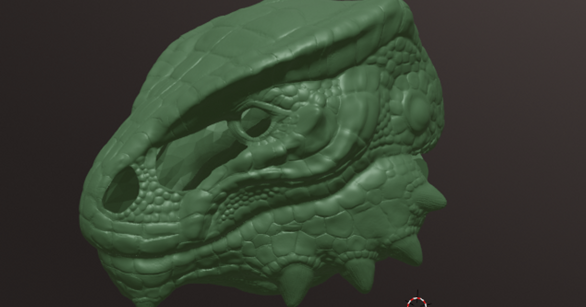 Argonian Mask by DragonArtist15 | Download free STL model | Printables.com