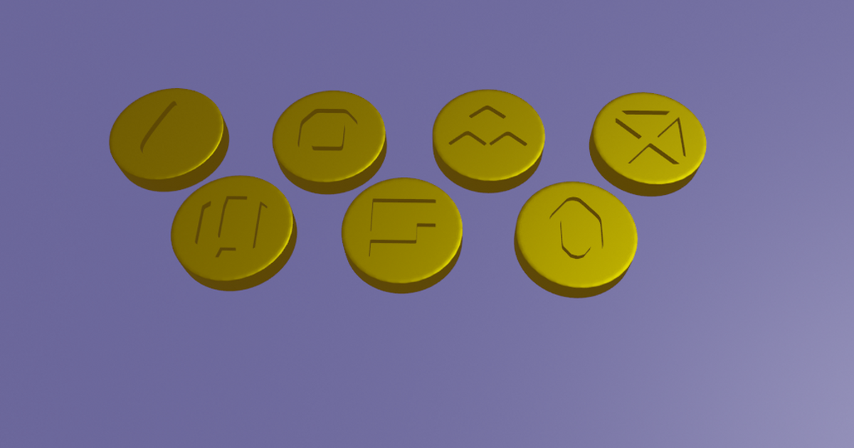 Pokemon Emerald Battle Frontier Symbols by DragonArtist15 | Download ...