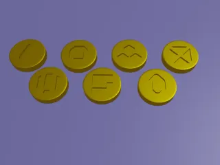 Pokemon Emerald Battle Frontier Symbols by DragonArtist15 | Download ...