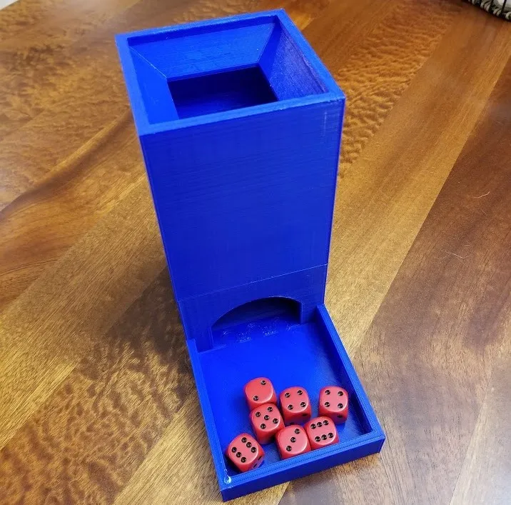 Big Dice Tower for Small Printers by Nitrocubane | Download free STL ...