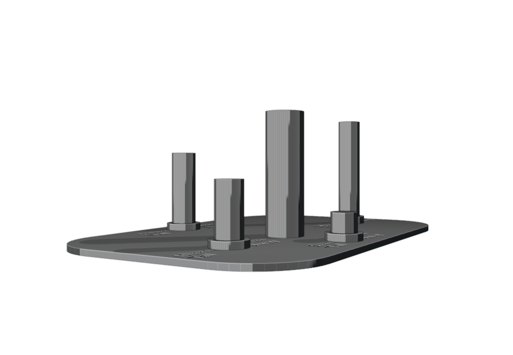 Advanced Retraction and Stringing Test by Grayfaux | Download free STL ... Advanced Retraction and Stringing Test by Grayfaux | Download free STL ...