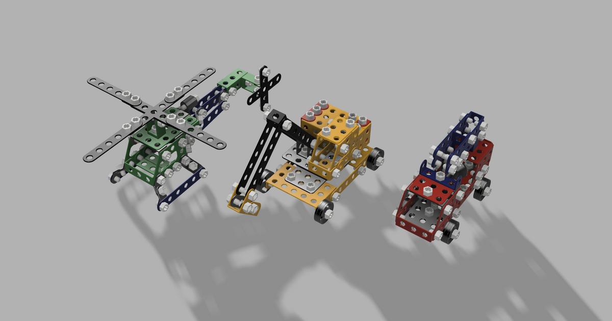 Construction Set for children by NaNO3 | Download free STL model ...