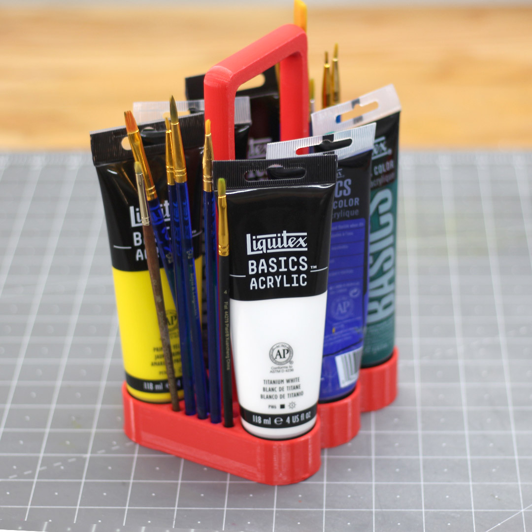Liquitex 4oz Paint Cradle by RadBench | Download free STL model ...