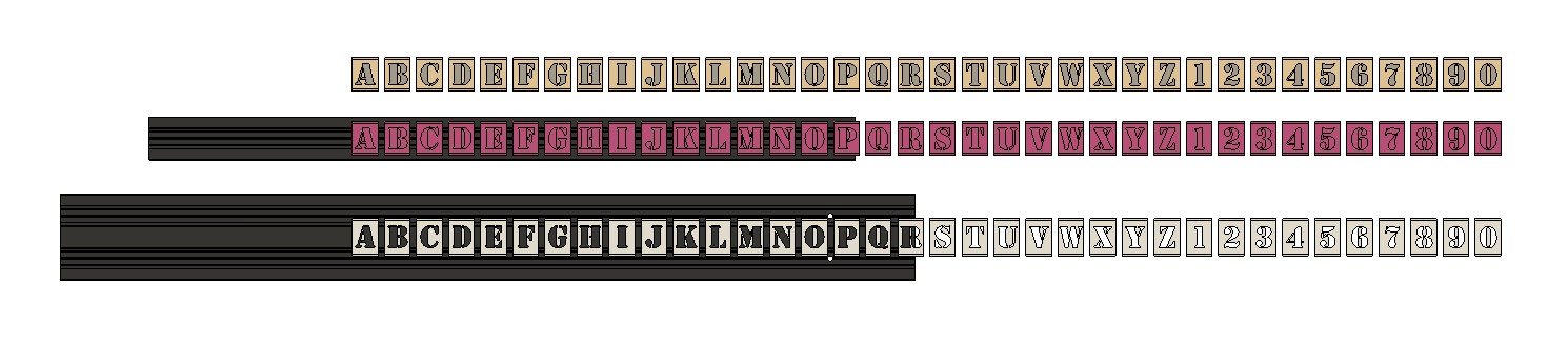 Snap-on Letters for Extrusions (and numbers too) by Just_Kidding ...