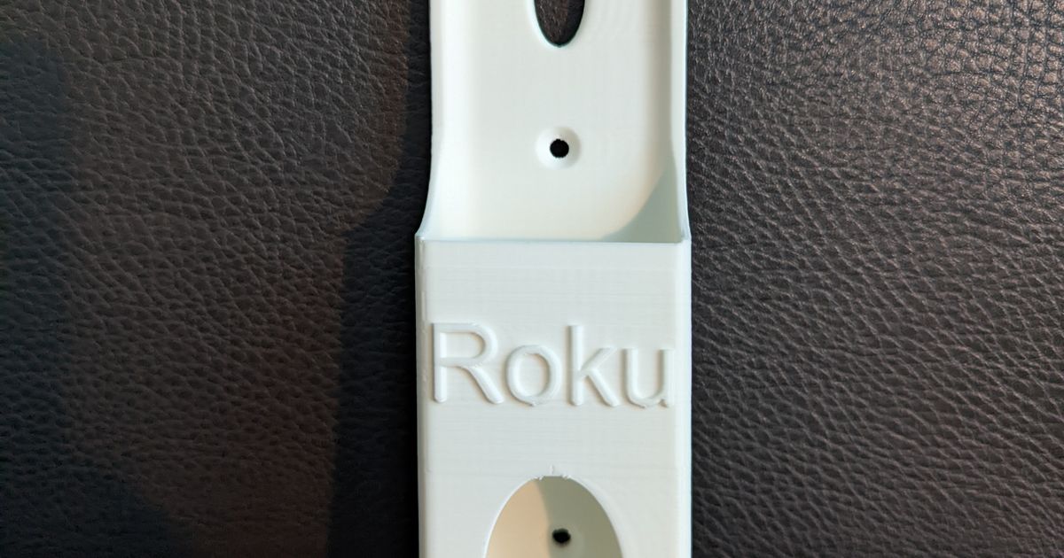 Hangable Roku remote holder by Old Man RuRu | Download free STL model ...