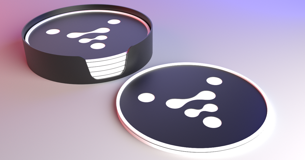 Relativity Space Coaster Set by Vector3dArt | Download free STL model ...