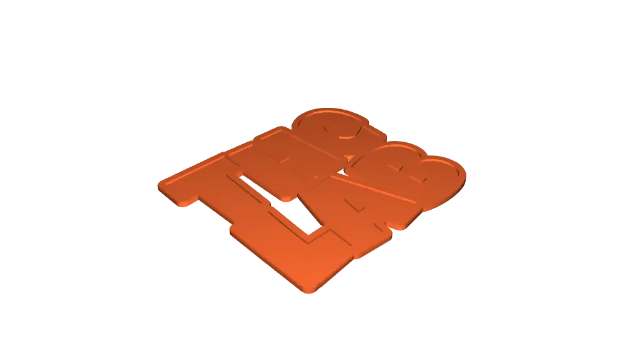Door name tag - The Lab by Nigel Johnson | Download free STL model ...